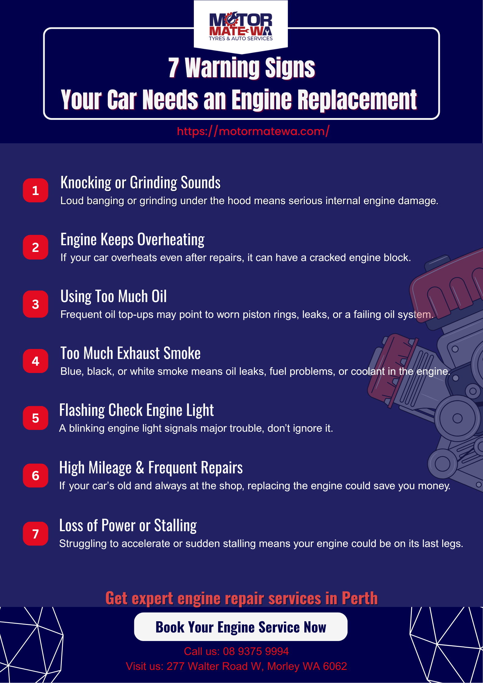 Car Engine Replacement Guide | Signs, Process, Costs & Tips